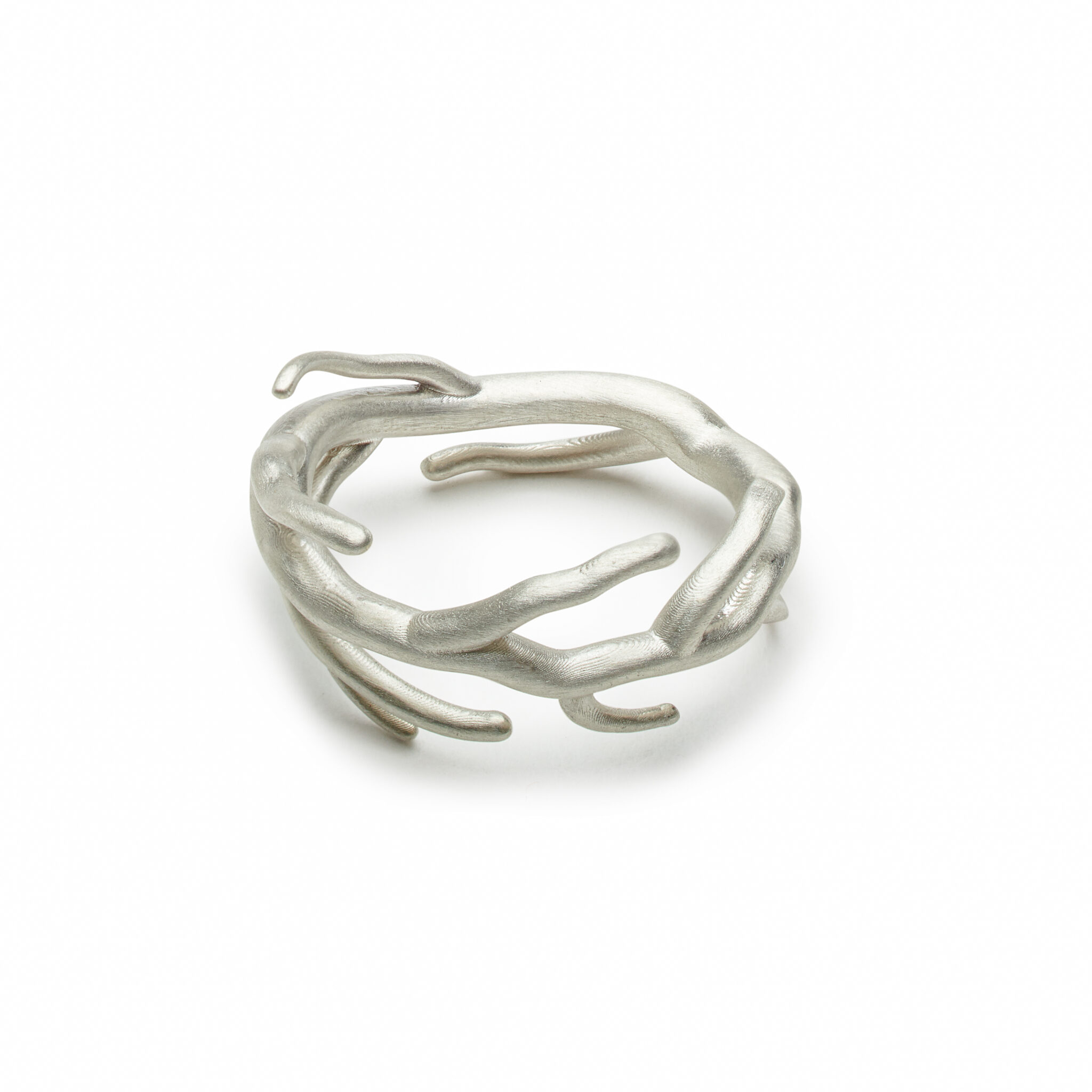 Tree Bark Ring – Gold – Courtney Reckord