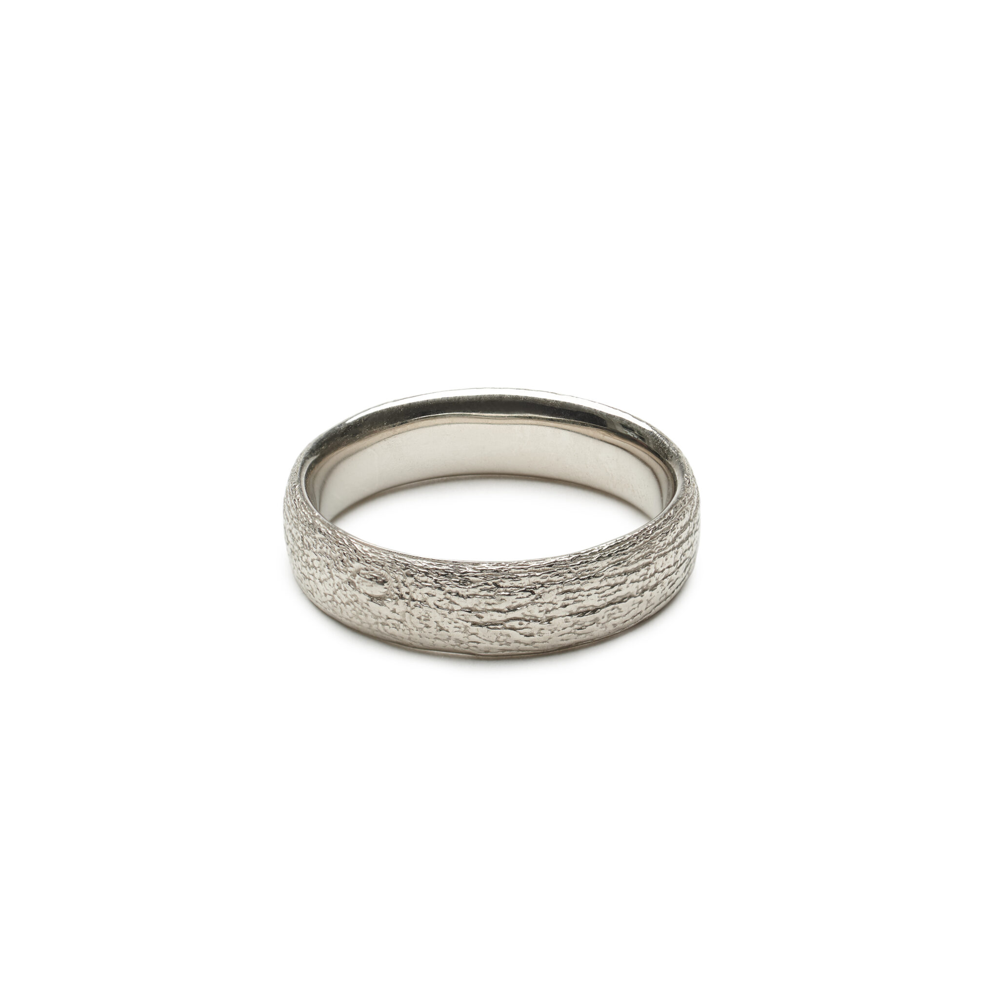 Tree Bark Ring – Gold – Courtney Reckord
